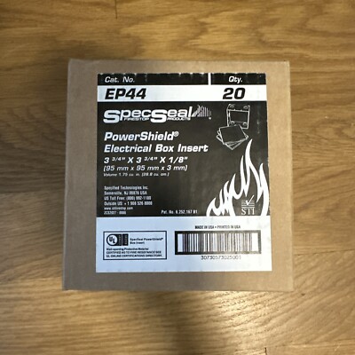SPECSEAL EP44 POWER SHIELD ELECTRICAL BOX INSERT FIRE PAD | eBay