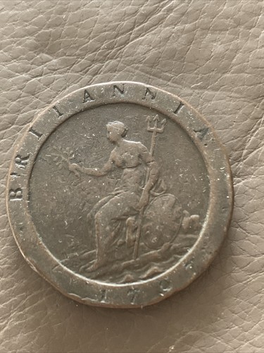 GEORGIUS III - D:G - REX. 1797 BRITANNIA KING GEORGE PENNY COPPER ...