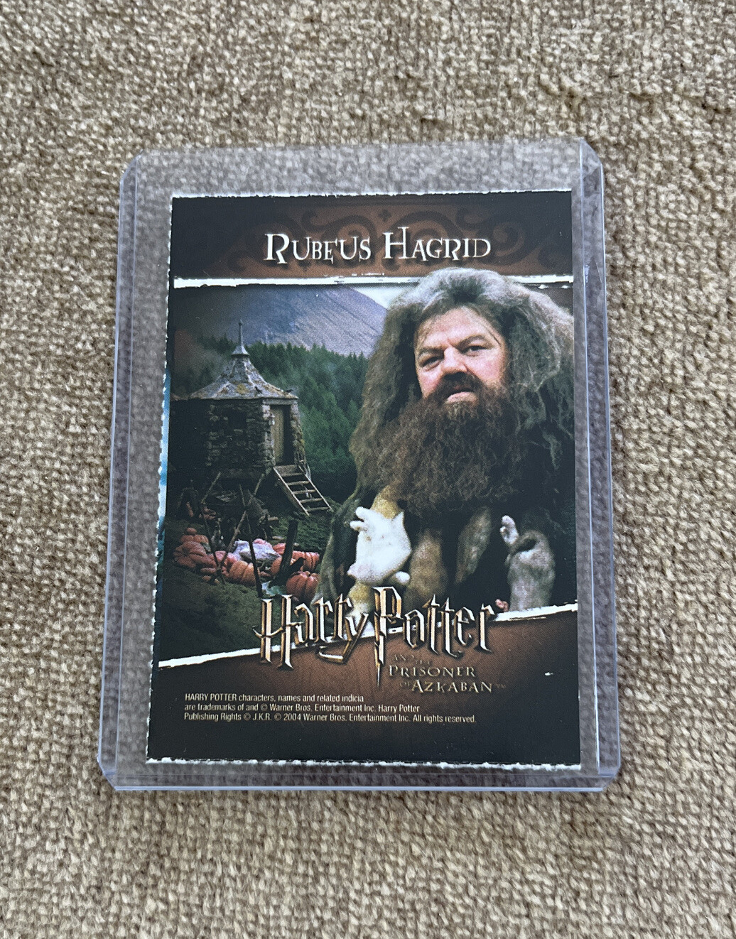 Rubeus Hagrid Rookie Happy Potter and the Prisoner of Azkaban card | eBay