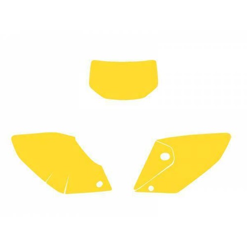 Blackbird Honda Crf x 250 2004 - 2017 number plate stickers yellow | eBay