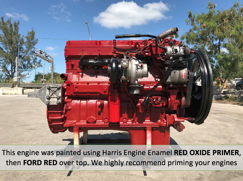 RED Oxide PRIMER Harris Heat Resistant Engine Enamel Motor Engine Spray ...