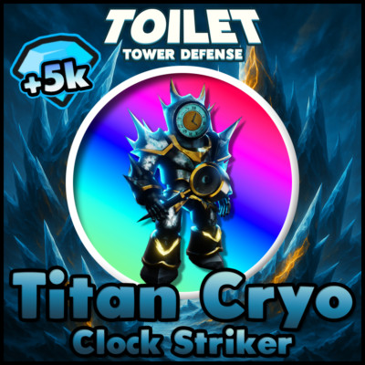 Titan Cryo Clock Striker | Toilet Tower Defense TTD Roblox New Ultimate ...
