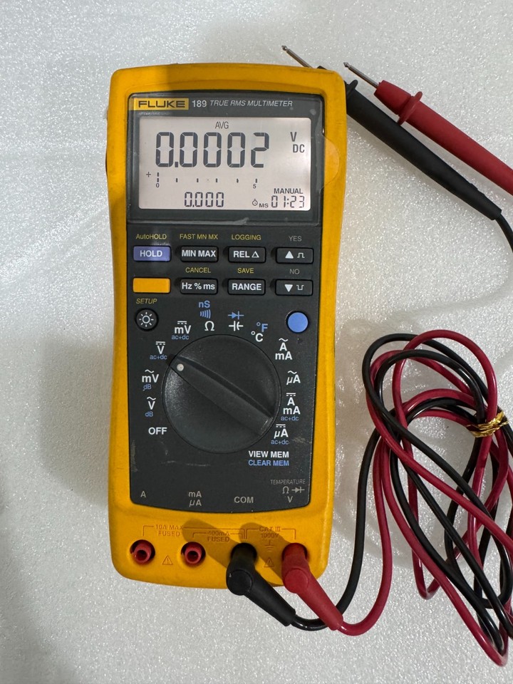Fluke 189 True RMS Digital Multimeter with original test leads | eBay