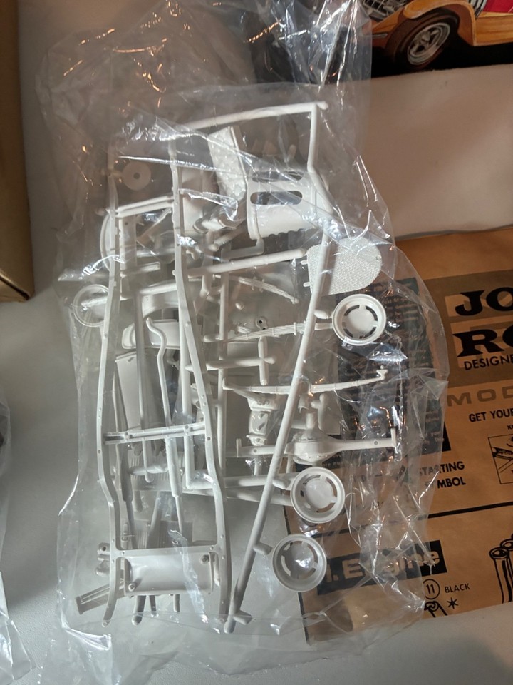 VTG ORIG RARE COMPLETE UNBUILT HARRY BRADLEY MPC JOLLY RODGER HOT ROD ...