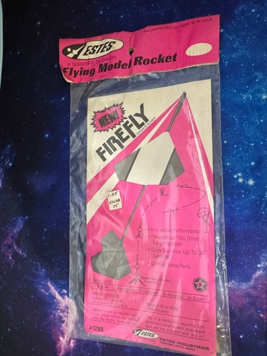 Estes Firefly Flying Model Rocket Kit Vintage SEALED | eBay