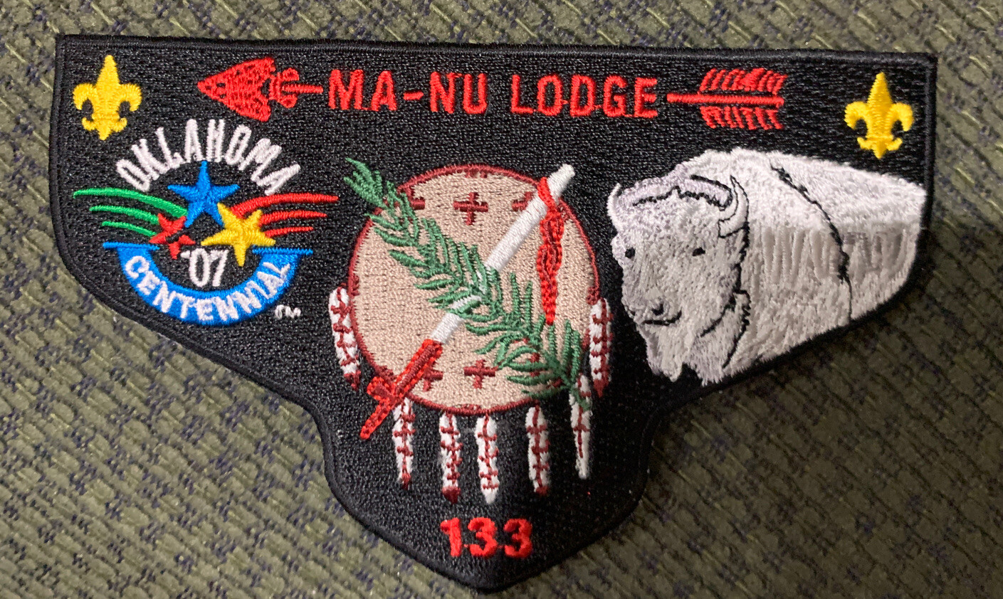 Mint OA Flap Lodge 133 Ma Nu Black Border 2007 Oklahoma Centennial | eBay