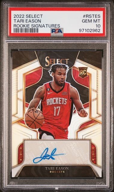 2022 Select Rookie Signatures #RS-TES Tari Eason Silver Auto RC /249 ...