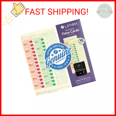 Time Clock Supplies - Lathem Time Card