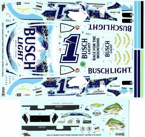 Just Want to Build a Model #1 Busch Light Fishing Ross Chastain1/24 ...