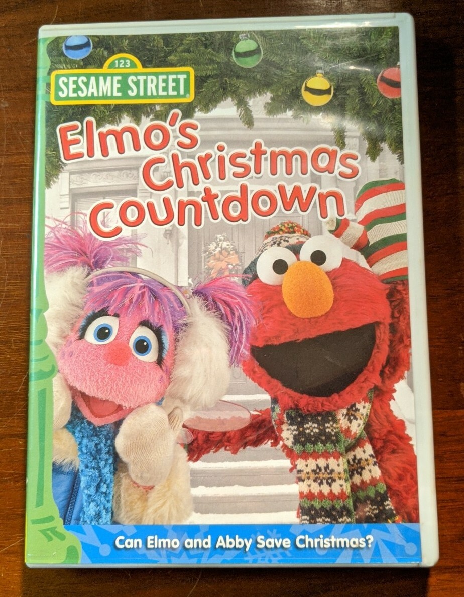 Sesame Street - Elmos Christmas Countdown (DVD, 2008) w/ activity book ...