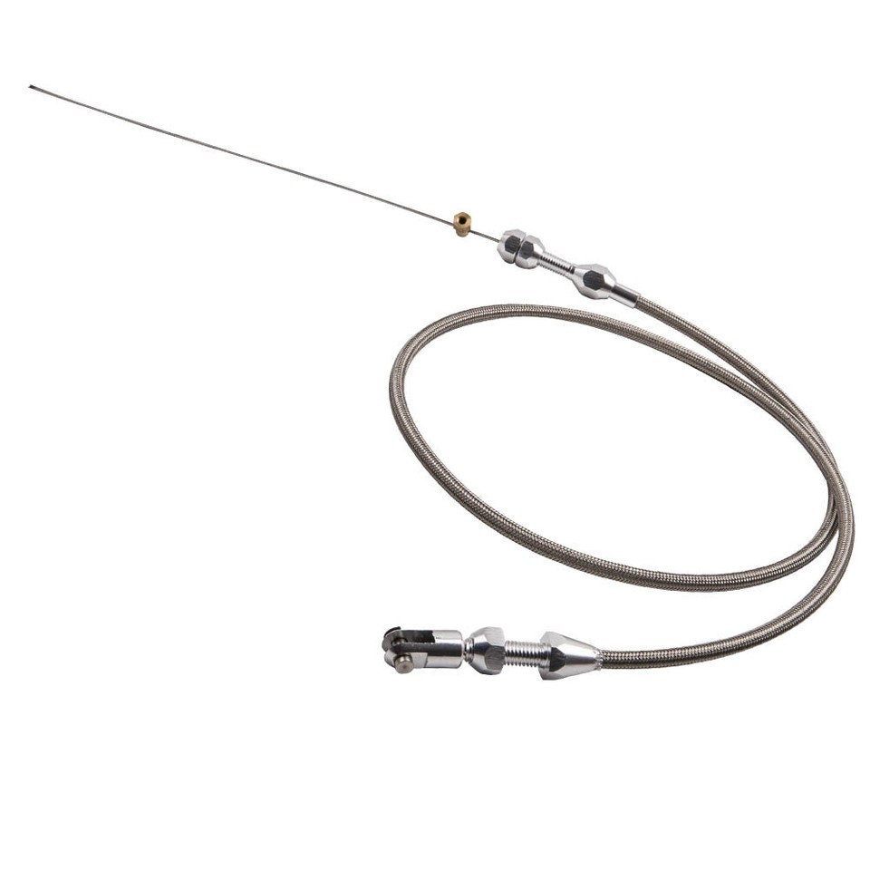 36" Stainless Steel Braided Throttle Cable for LS LS1 Engine 4.8L 5.3L ...