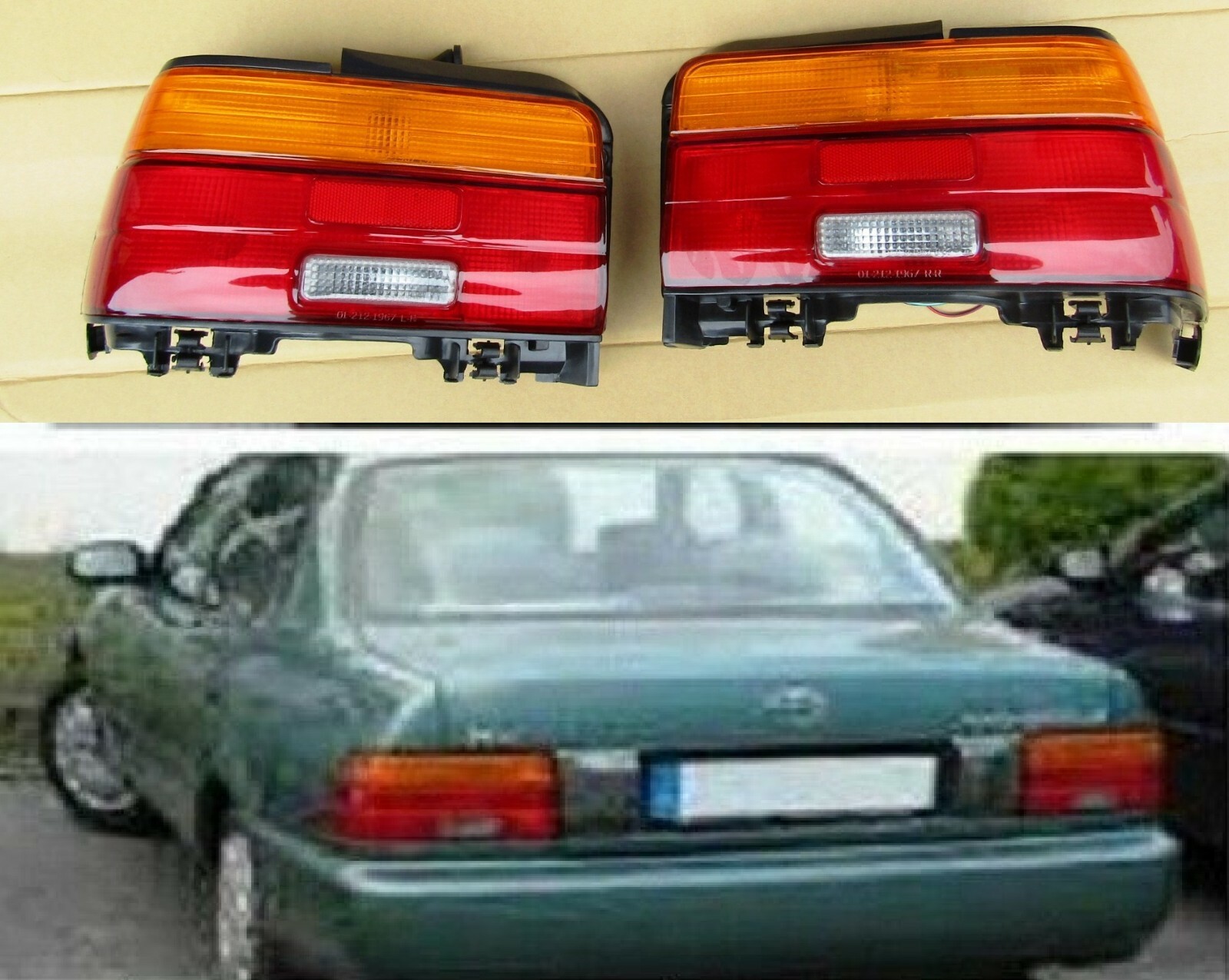 TOYOTA COROLLA AE100 EE101 AE100 AE101 SDN 1992 95 TAIL LIGHTS PAIR LH ...