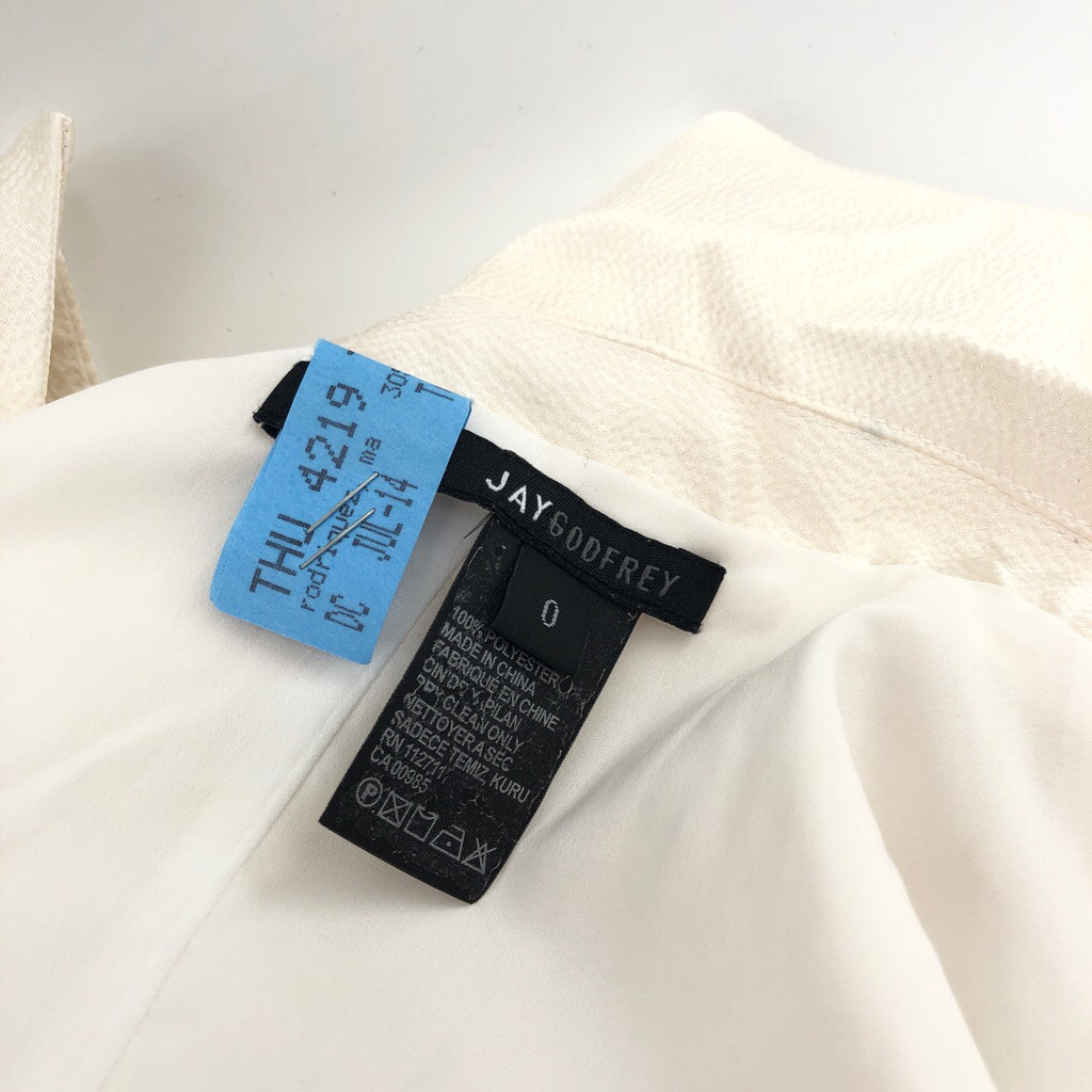 Jay Godfrey Gino Dress in Champagne Size 0 - Gem