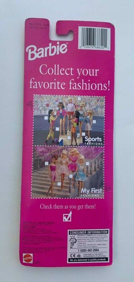 Barbie Doll Splash 'n Color Fashions Shoes Shorts Top Mattel 68620 | eBay