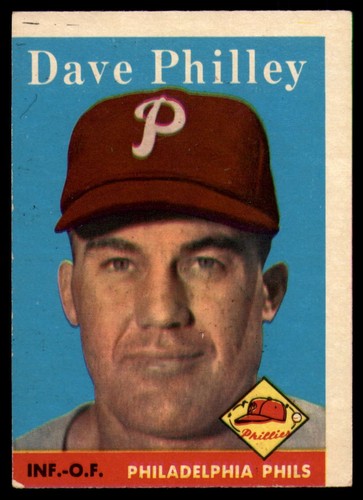1958 Topps #116 Dave Philley VG/EX Phillies UER ID:63035 | eBay