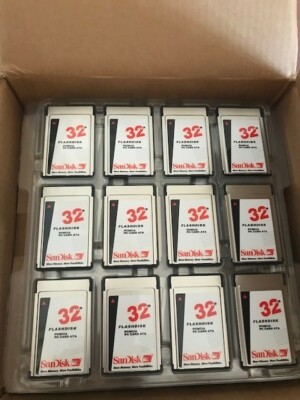 SanDisk 32MB PCMCIA ATA Flash Card (SDP3A-32-101-00) New! | eBay