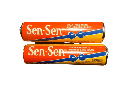 Old VINTAGE candy SEN SEN mints licorice breath freshener mint SUGAR ...