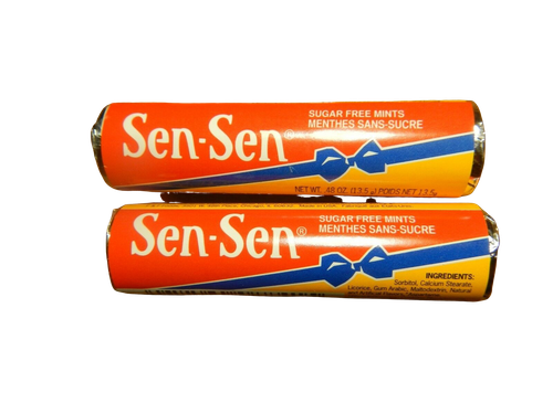 Old VINTAGE candy SEN SEN mints licorice breath freshener mint SUGAR ...