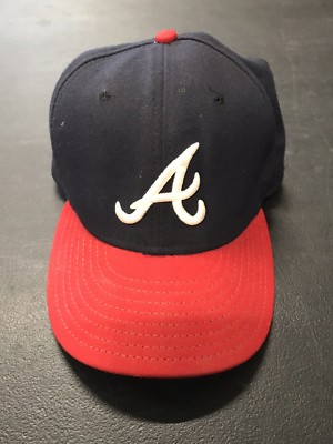 Atlanta Braves Official On-Field Cap New Era 58.7cm Baseball Cap | eBay