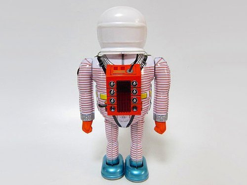 Astroman White 2001 Space Journey 50 Limited Reproduct Unused Tinplate ...
