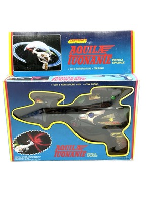 Atomic Space Alien Water Squirt Gun blue Eagle Pistol Vintage # NIB EX ...