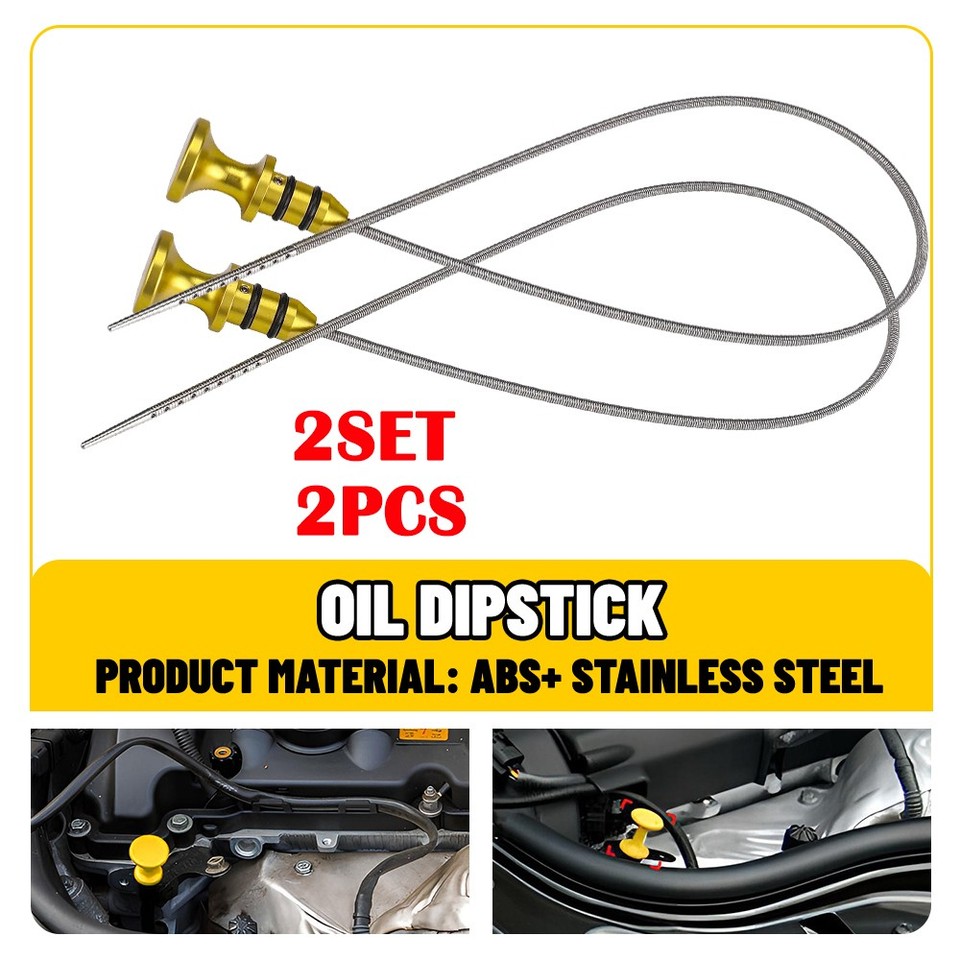 2PC Engine Oil Dipstick Upgraded For 07-16 MINI Cooper S 1.6L R55 R56 ...