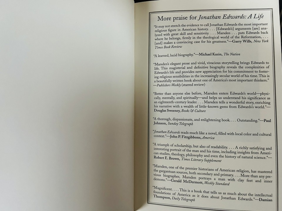 Jonathan Edwards: A Life by George M. Marsden Paperback Book - New | eBay