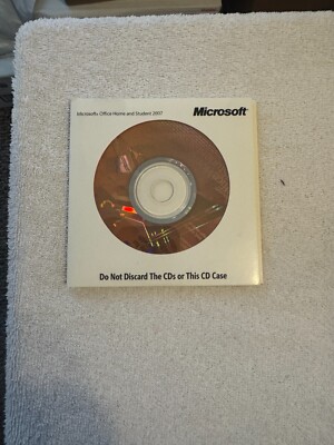 Microsoft Office Home and Student 2007 (OEM) W/Code - CD ONLY!!! | eBay