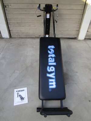 Total Gym 3000 Home Exercise Machine w/ Squat Stand & DVD Chuck Norris ...