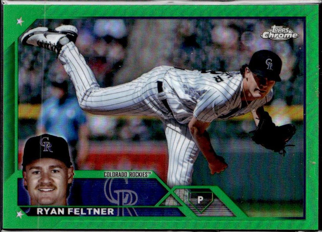 2023 Topps Chrome Update Series - Ryan Feltner #USC66 Green Refractor ...