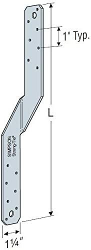 Simpson Strong-Tie HTS20 20-Inch Heavy Twist Strap 50 Pk | eBay