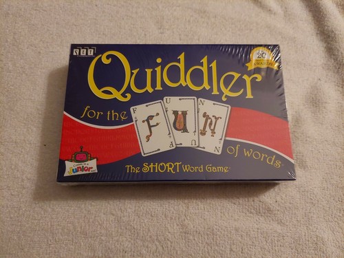 QUIDDLER The Short Word Game New In Box Sealed Card Rummy Style Fun ...