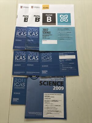 ICAS SCIENCE ASSESSMENT PAPERS 2009-2017 | eBay