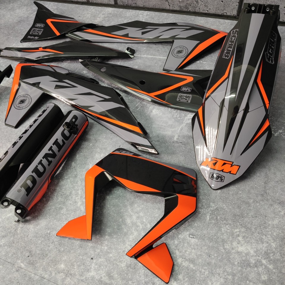 2024 2025 KTM XC-W XCF-W EXC EXC-F Plastics + Graphics Decals Stickers ...