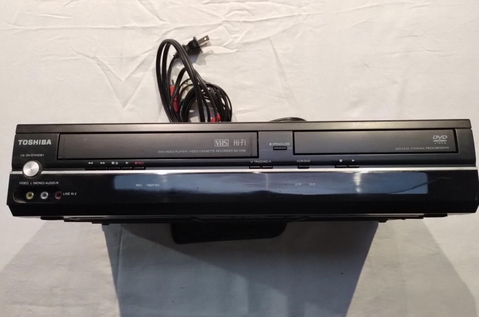 Toshiba DVD/VCR Combo Player SD-V296 VHS Recorder with remote - Works ...