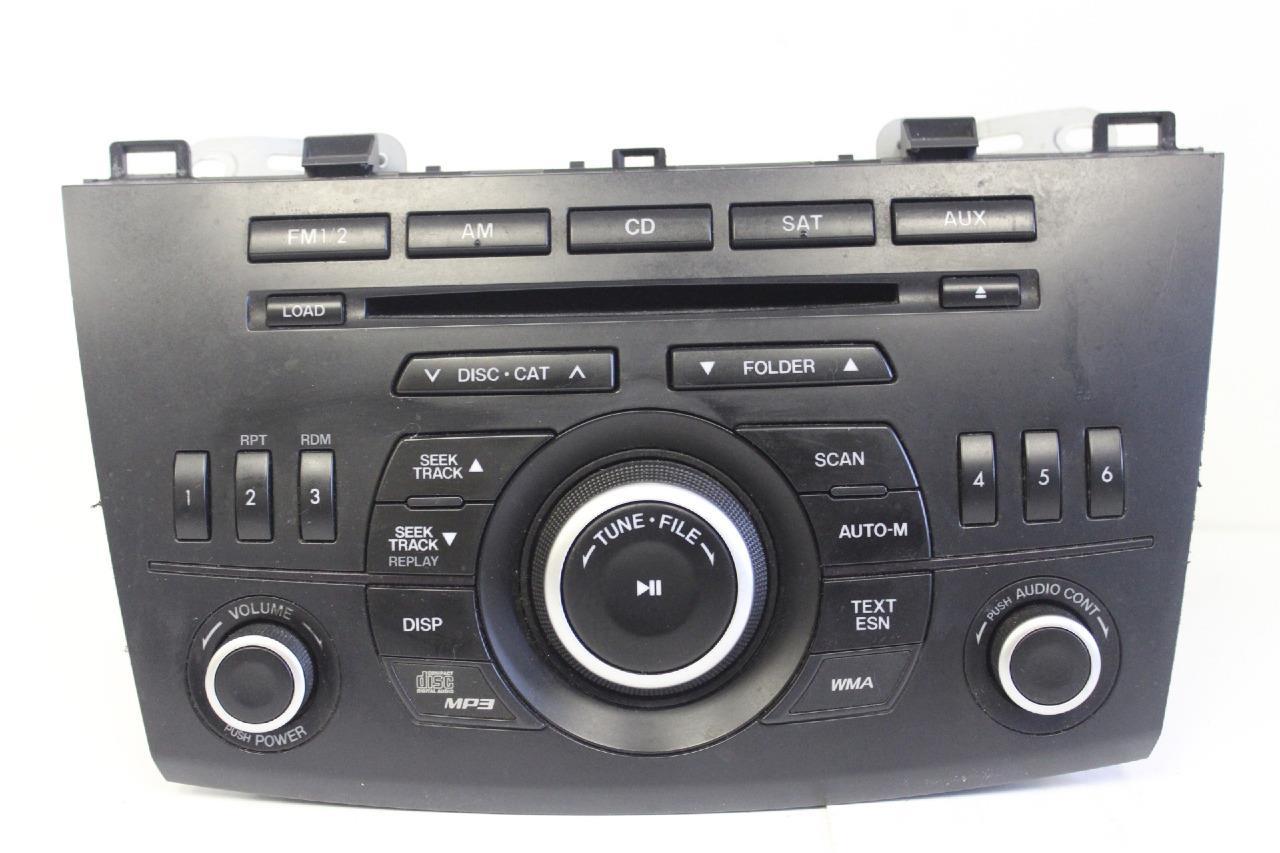 2010-2013 MAZDA 3 RADIO STEREO MP3 6 DISC CHANGER CD PLAYER BBM5 66 AR0 ...