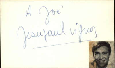 Jean Paul Vignon Actor / Voice Actor Shrek Signed 3" x 5" Index Card | eBay