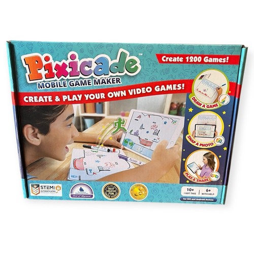 PIXICADE Mobile Game Maker Create 1200 Games BRAND NEW open box STEM | eBay