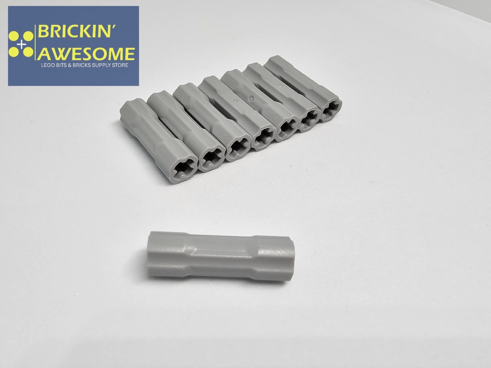 LEGO TECHNIC 6273212 42195 CROSS AXLE EXTENSION 3M GREY X8 GENUINE ...
