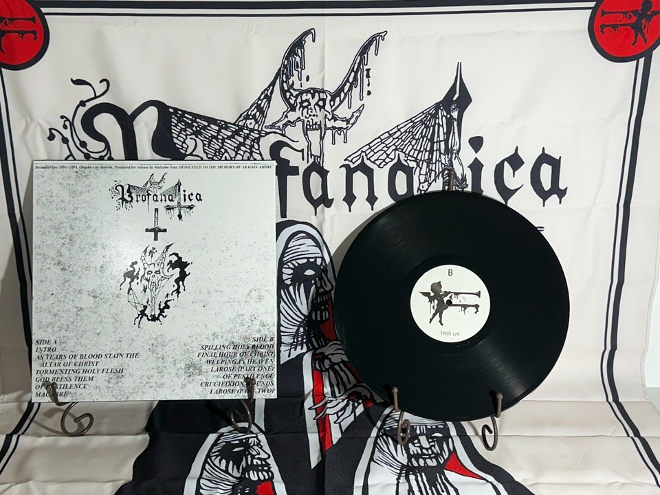 PROFANATICA Live LP Black Vinyl with Poster Flag Demoncy Von | eBay