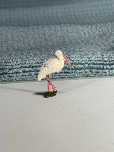 Vintage Britains Zoo Stork Lead Toy Animal Figure | eBay