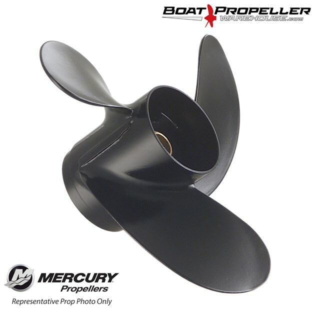 Mercury Quicksilver 48-73144-a40 3 Blade Propeller 10 X 17 OEM Boat ...