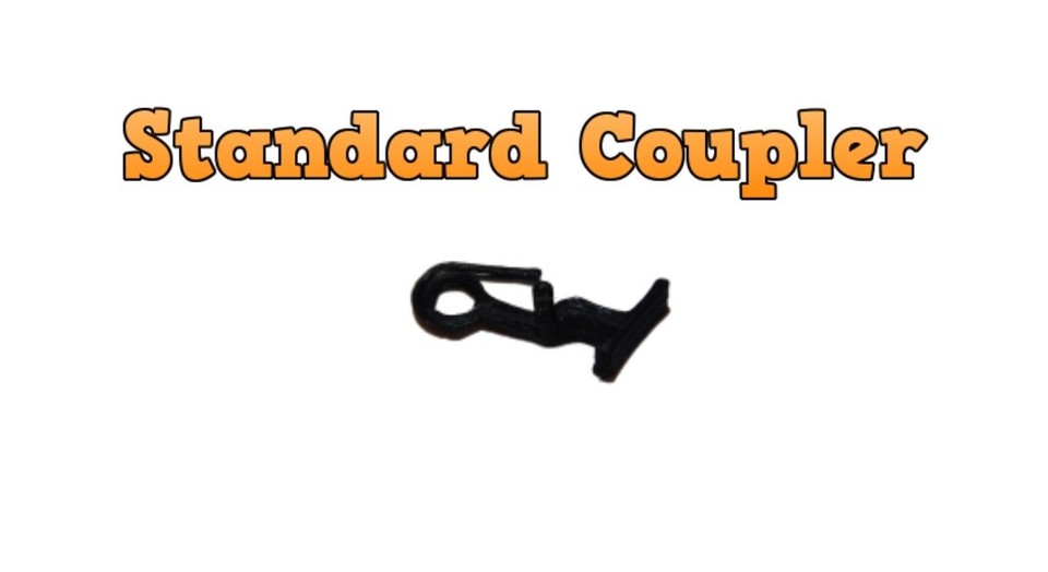 30 Pack of HO Scale Train Couplers: 24 Standard Hook & 6 Hingeless ...