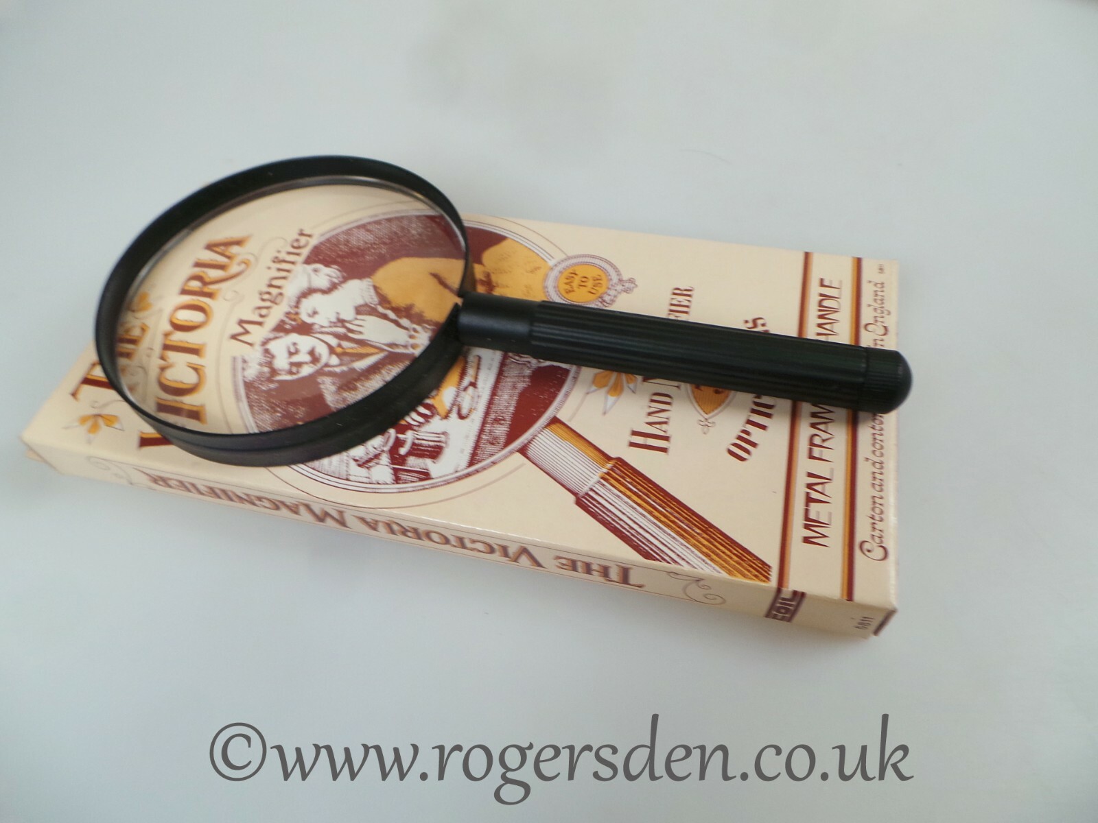 Coil Magnifying Glass The Victoria Magnifier Metal Frame & Handle | eBay UK