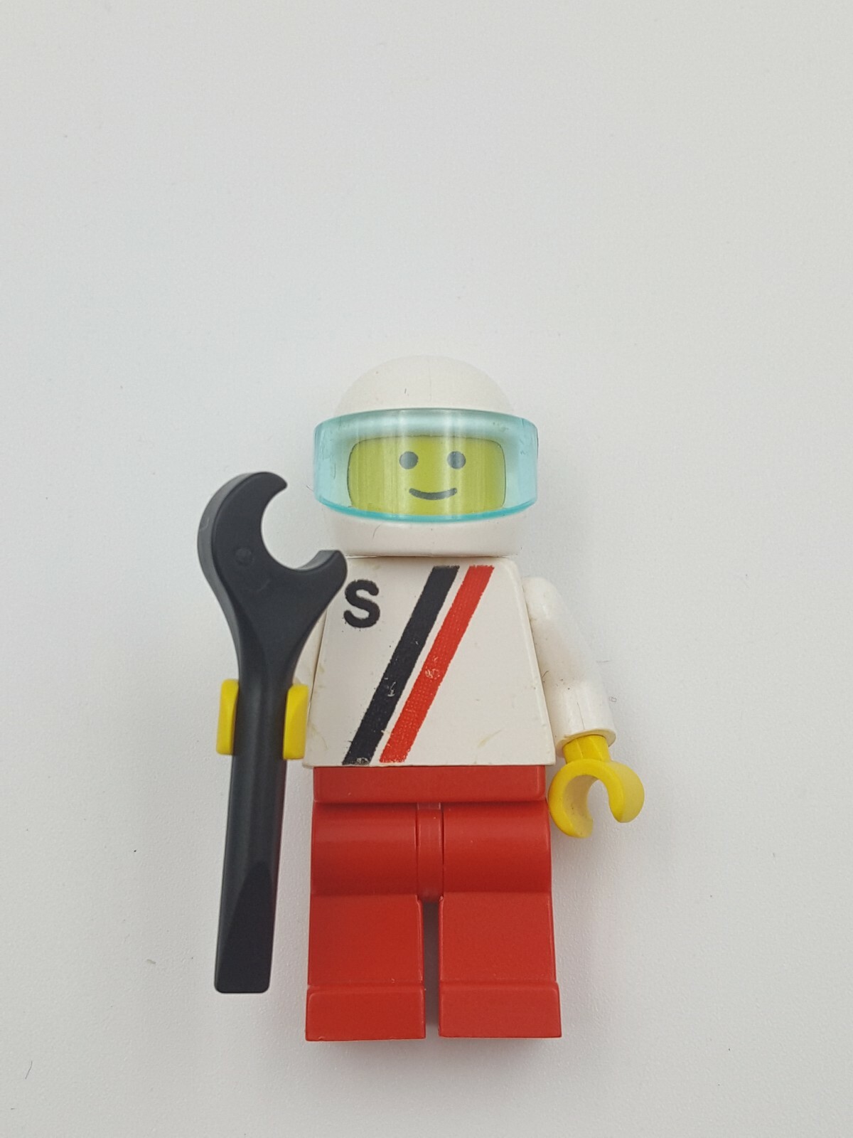 Lego Minifigure Minifig Stunt Copter Truck Driver so01 6537 race racing ...