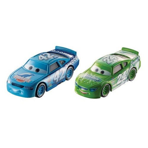 Disney Pixar Cars Die-Cast 2 Car Set Piston Cup Racers Florida 500 ...