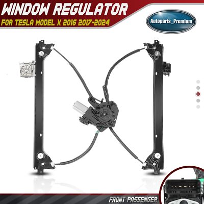 Front Passenger Power Window Regulator with Motor for Tesla Model X ...