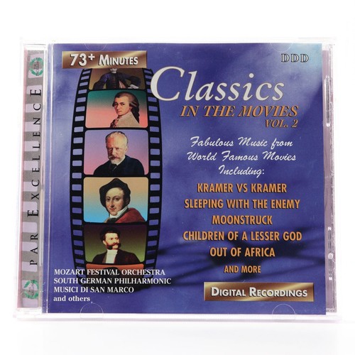 Classics In The Movies, Volume 2 (CD, 1995, Par Excellence/St. Clair ...