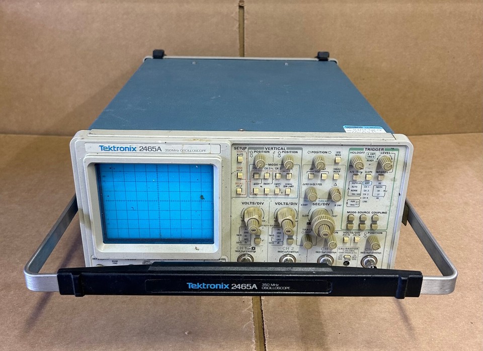Tektronix 2465A Four Channel 350 MHz Analog Oscilloscope | eBay