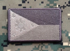 PHILIPPINES TACTICAL FLAG FILIPINO ARMY BADGE MULTICAM EMBROIDERED ...